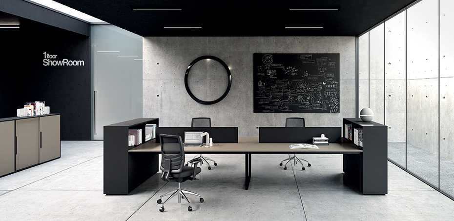 Mesas Estação de Trabalho Be.1 por Frezza, design Progetto CMR